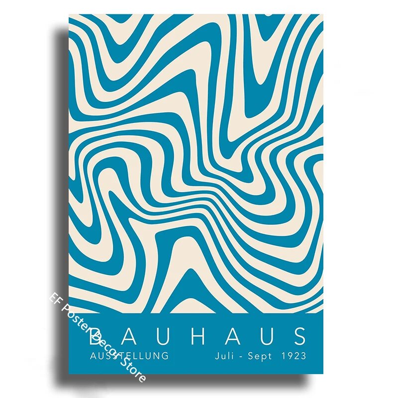Постер Bauhaus A3, цвет 5, геометрический