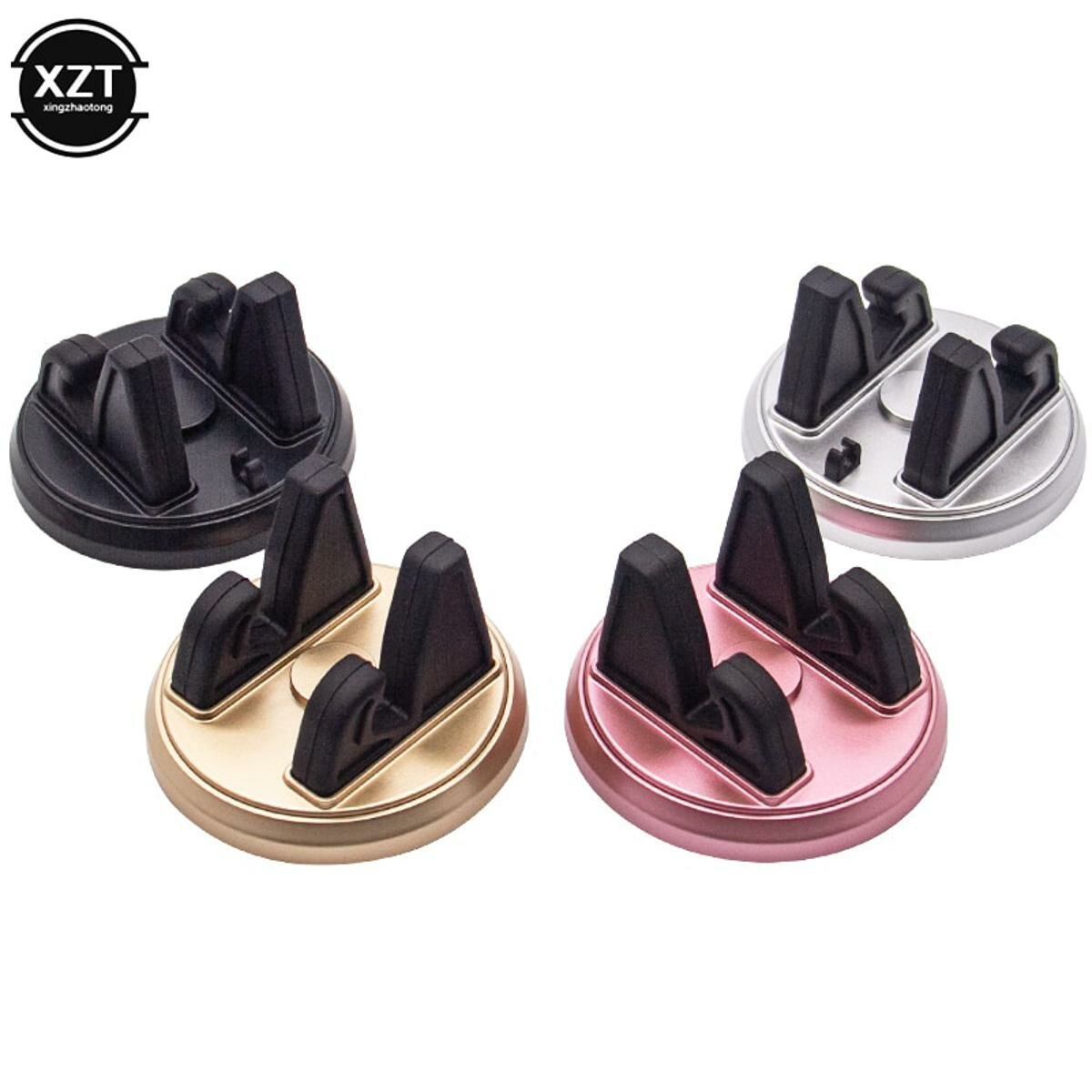 【Новый продукт】 Автомобильные аксессуары, вращающийся на 360 градусов автомобильный держатель для сотового телефона, наклеивающийся на приборную панель, универсальный кронштейн для крепления мобильного телефона