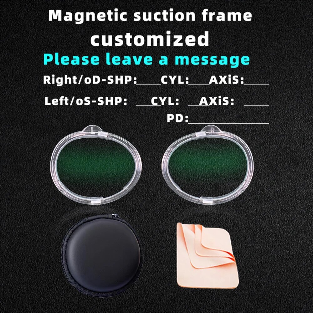 Магнитные линзы для Apple Vision Pro qurk customized
