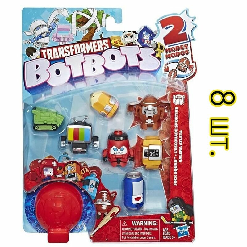 Transformers Toys BotBots Набор из 8 коллекционных фигурок "Тайна 2 в 1