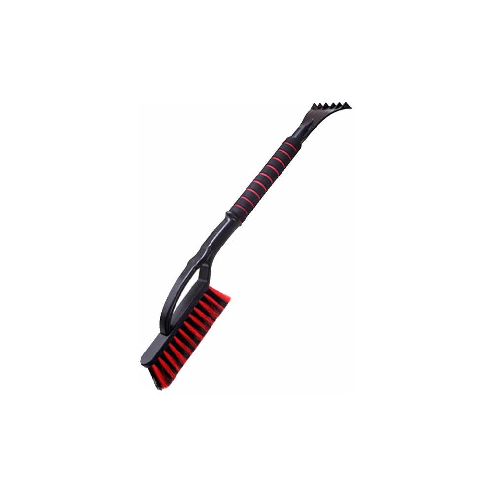 Щетка для снега со скребком главдор GL-602, 65 см, поролоновая ручка, красная 53298