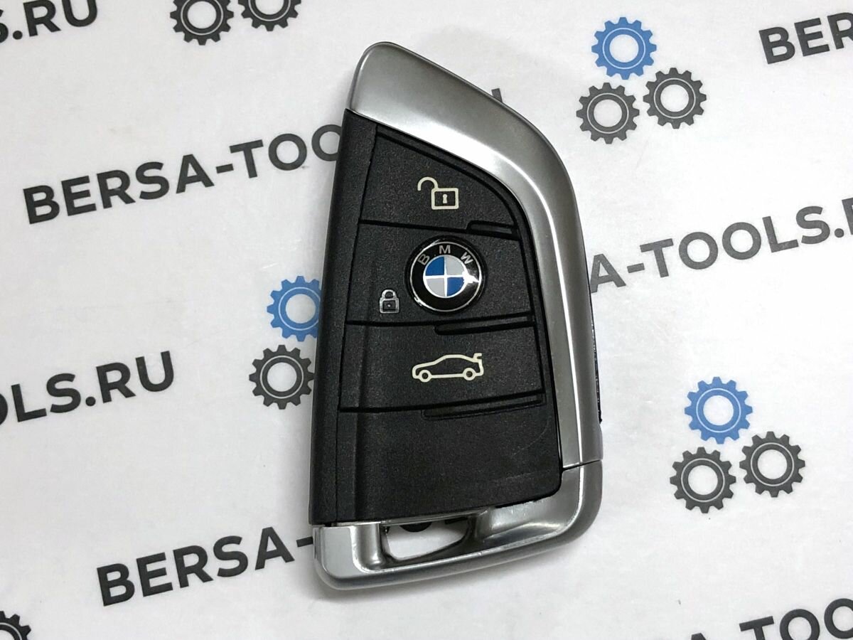 Смарт-ключ в сборе для BMW (3 кнопки) CAS 3 868 mhz, чип 7953, бесключевой доступ