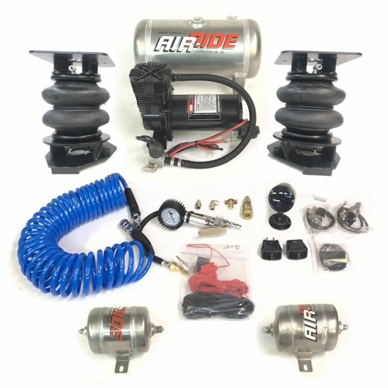 Пневмоподвеска на VW Transporter/Caravelle/Multivan (T4/T5/T6), задней оси + система управления 2 контура Air-Ride 220PS (с ресивером)