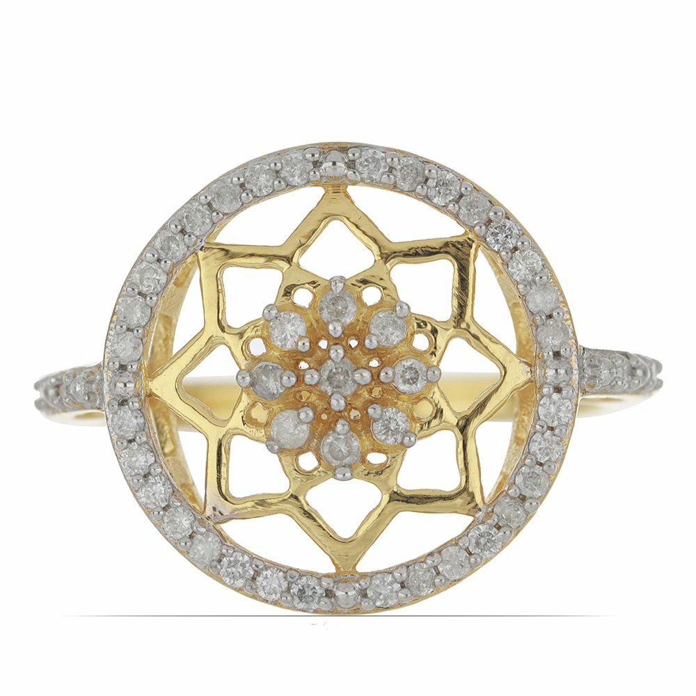 Кольцо Ювелирия, серебро, 925 проба, бриллиант