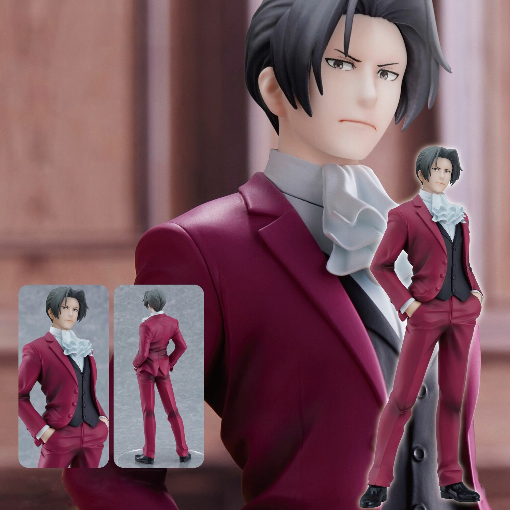 Аниме Фигурка Туз Адвокат Майлз Эджворт 18см