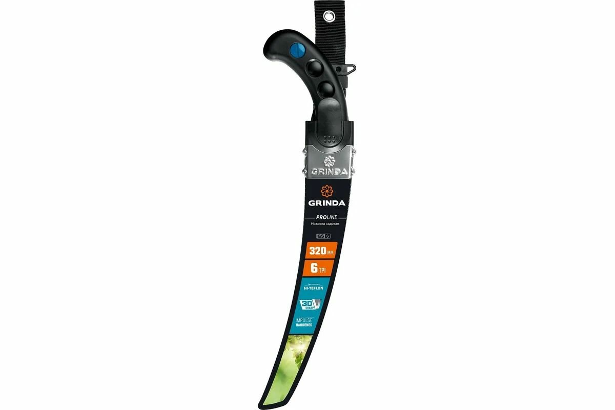 Ножовка для быстрого реза сырой древесины GRINDA GS-6, 320 мм, (151853)