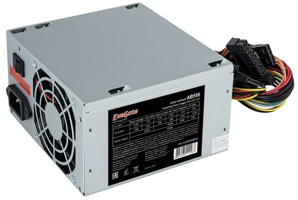 Блок питания ATX 550 Вт Exegate AB550 EX282066RUS (Уценка, б/у)