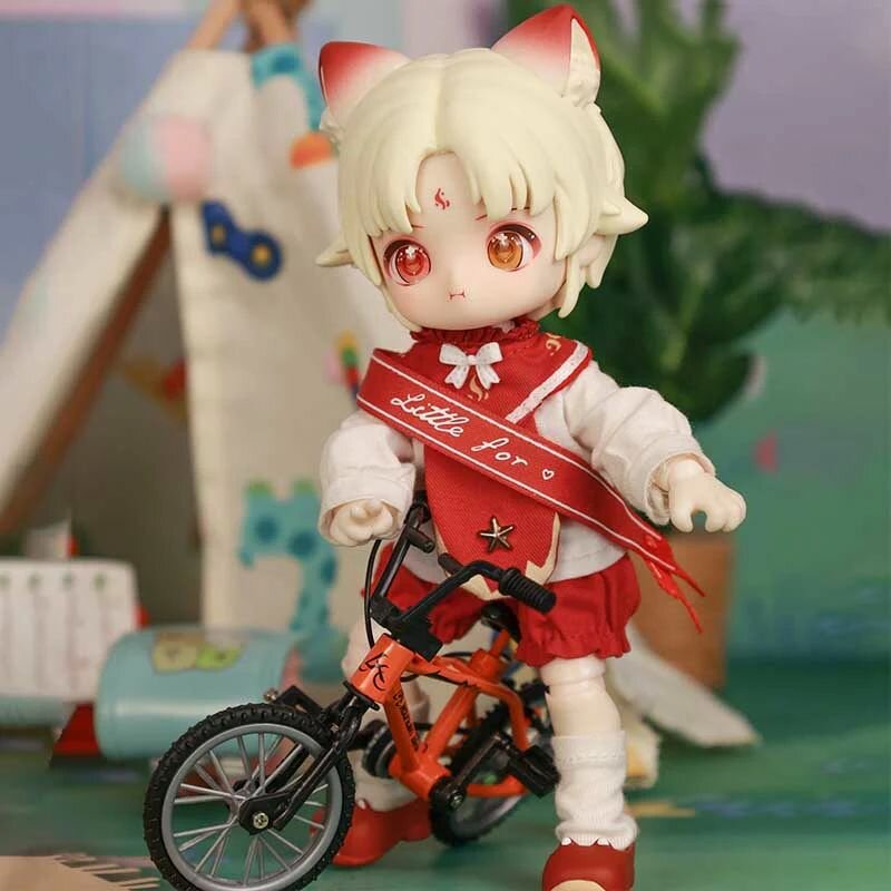 Кукла BJD 1/12 шарнирная NAGI Exchange Student Series аниме с одеждой и аксессуарам/Momohu