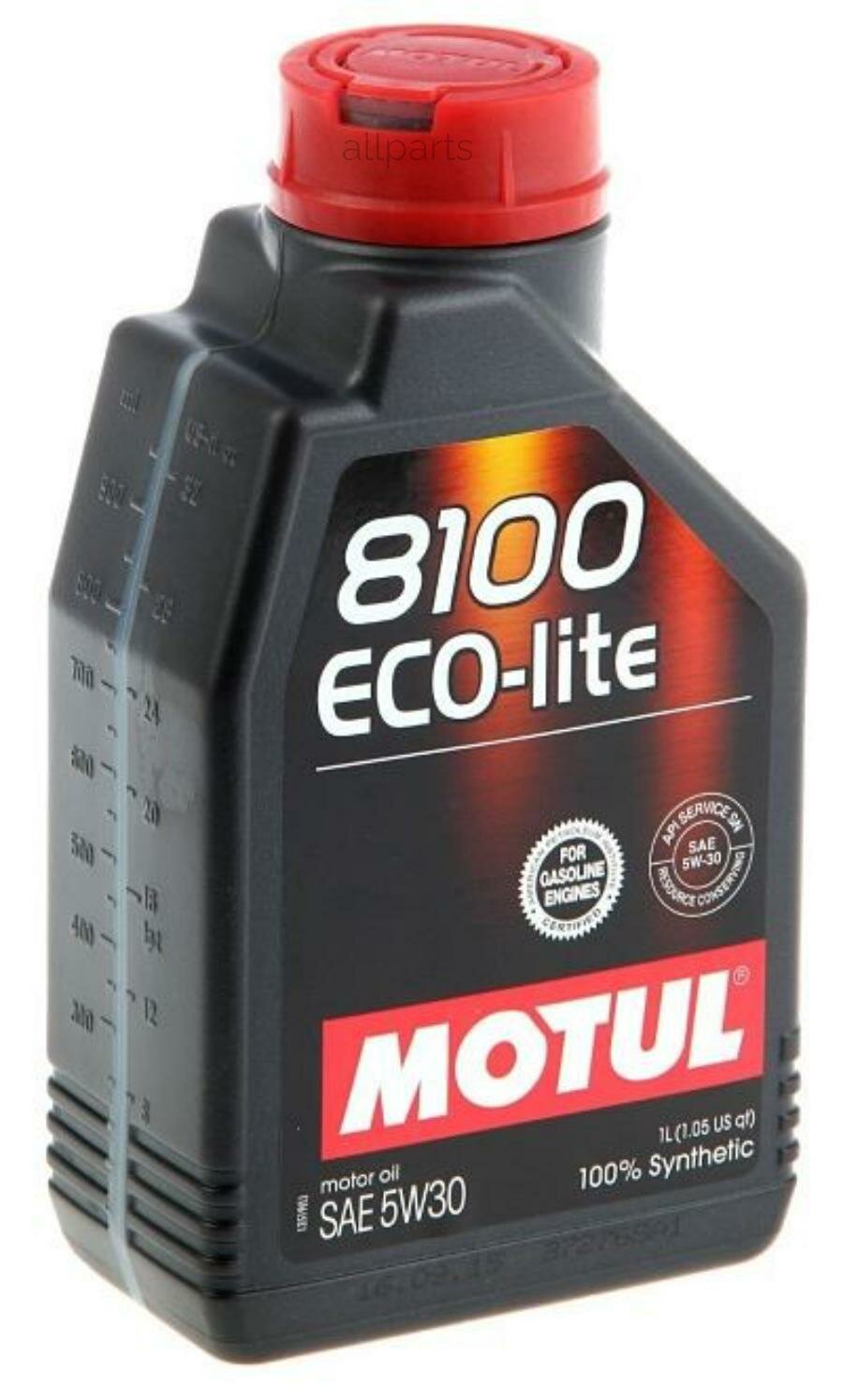MOTUL 108212 Масло моторное Motul 8100 Eco-Lite 5W-30 синтетическое 1 л 108212