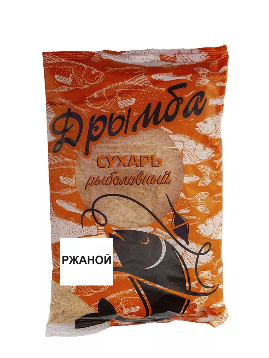 Прикормка рыболовная Сухарь панировочный Дрымба