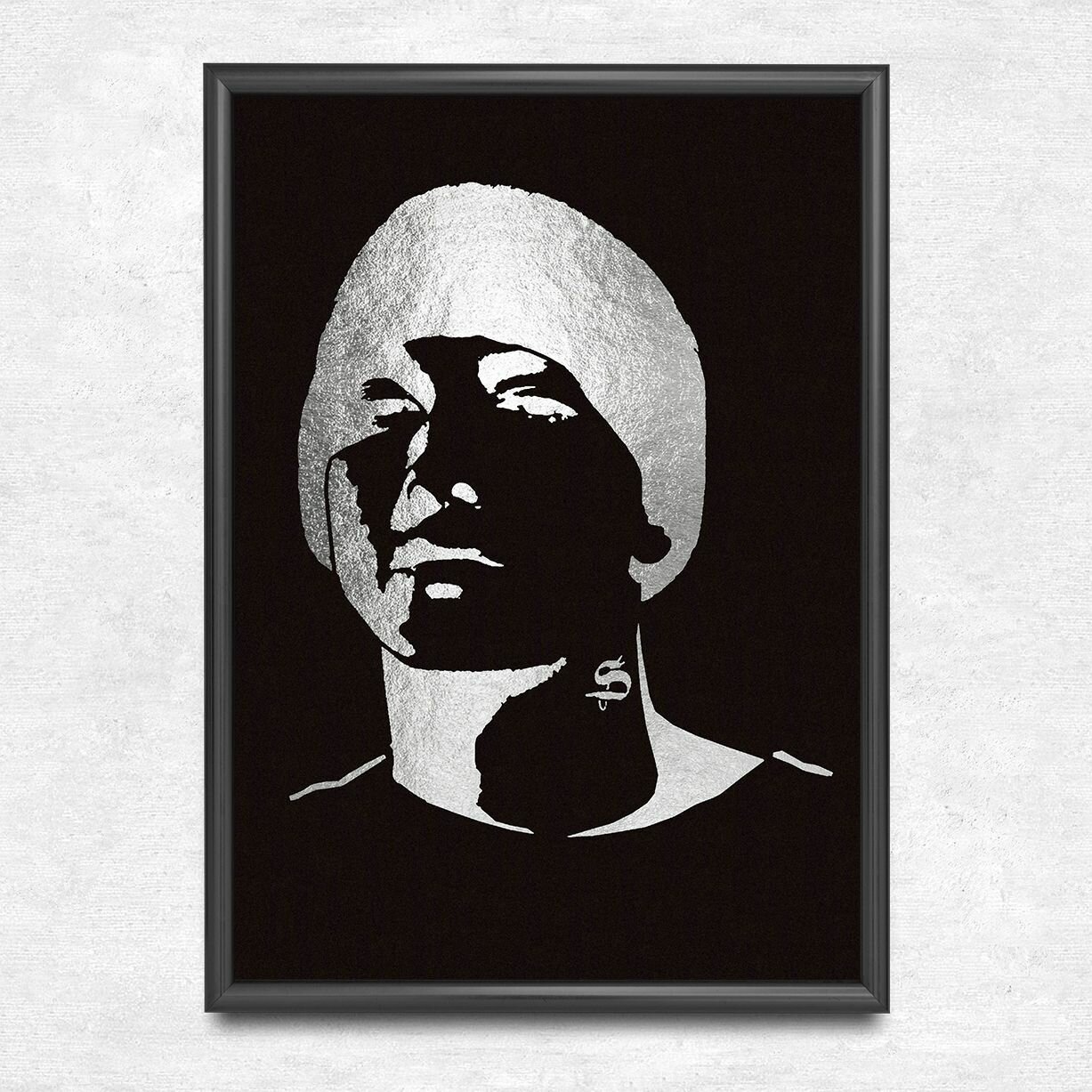 Постер EMINEM / плакат Эминем. Хип-хоп, рэп. Декор квартиры, дома, офиса, комнаты