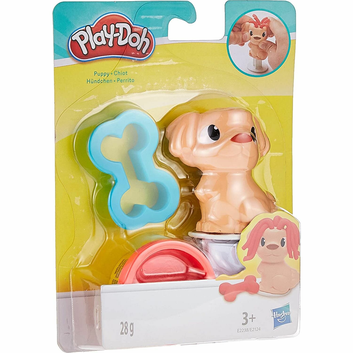 Hasbro Play-Doh Мини-набор игровой со штампами Щенок Е2124ЕU4(Е2238) с 3 лет