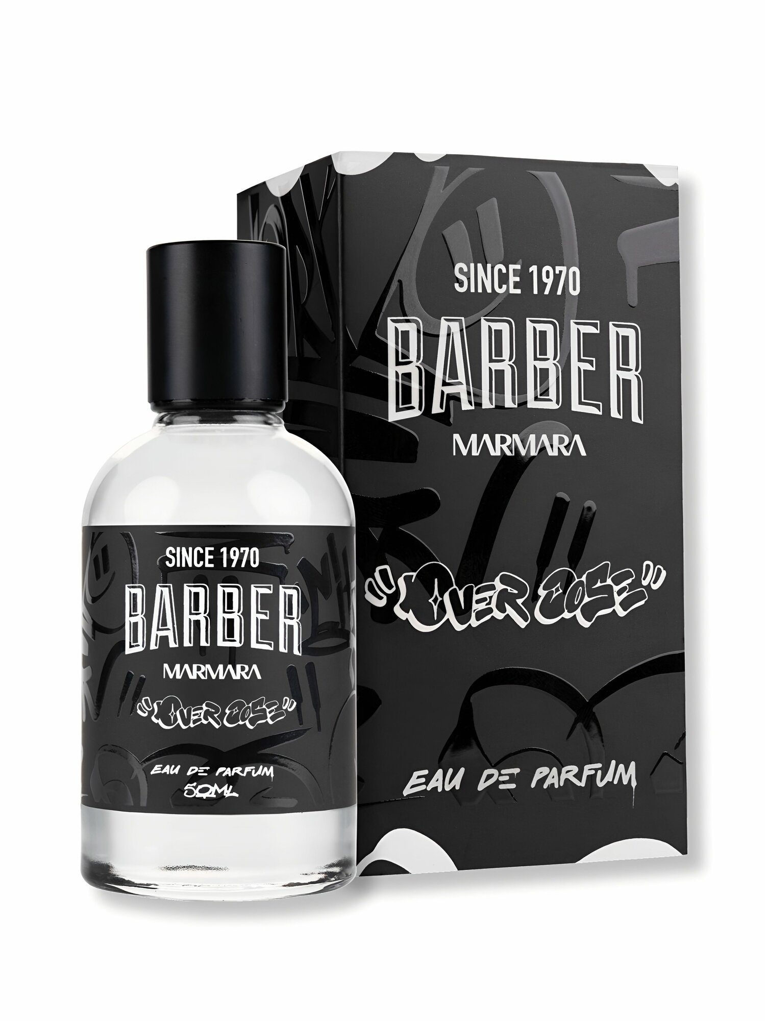 Туалетная вода мужская Marmara Barber "Overdose", 50 мл, Фруктовый, Цитрусовый, Древесный аромат