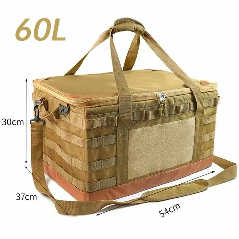 60L Сумка для хранения большой емкости для кемпинга на открытом воздухе Уличная походная сумка