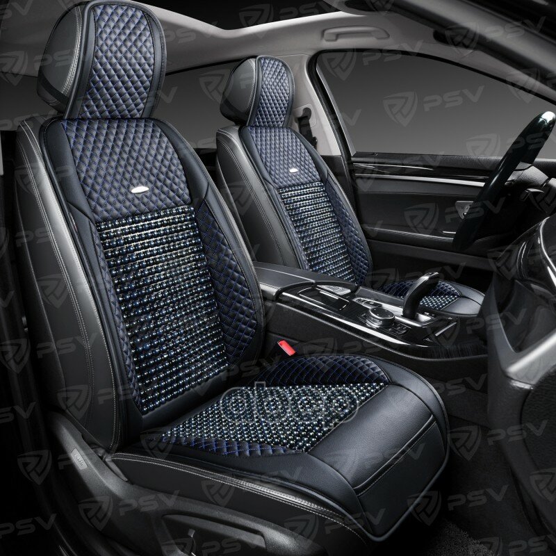 Накидка массажная дерево "PSV" WOOD CHESS FRONT черно-синий PSV арт. 137936