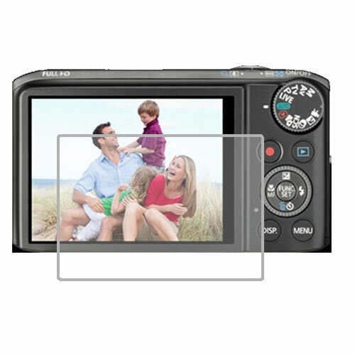 Скрин Мобайл защитный экран для фотоаппарата Canon PowerShot SX240 HS из гидрогелевая плёнка прозрачная