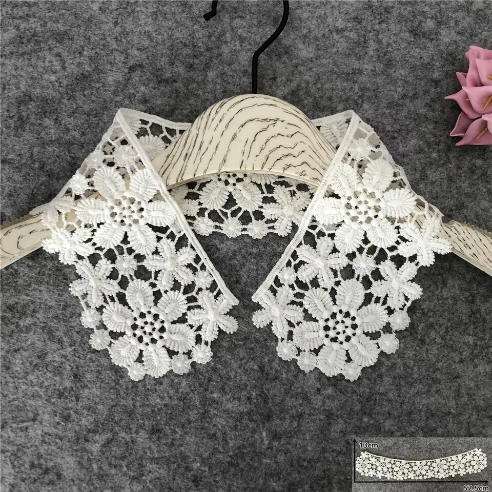Воротник кружевной на платье или школьную форму