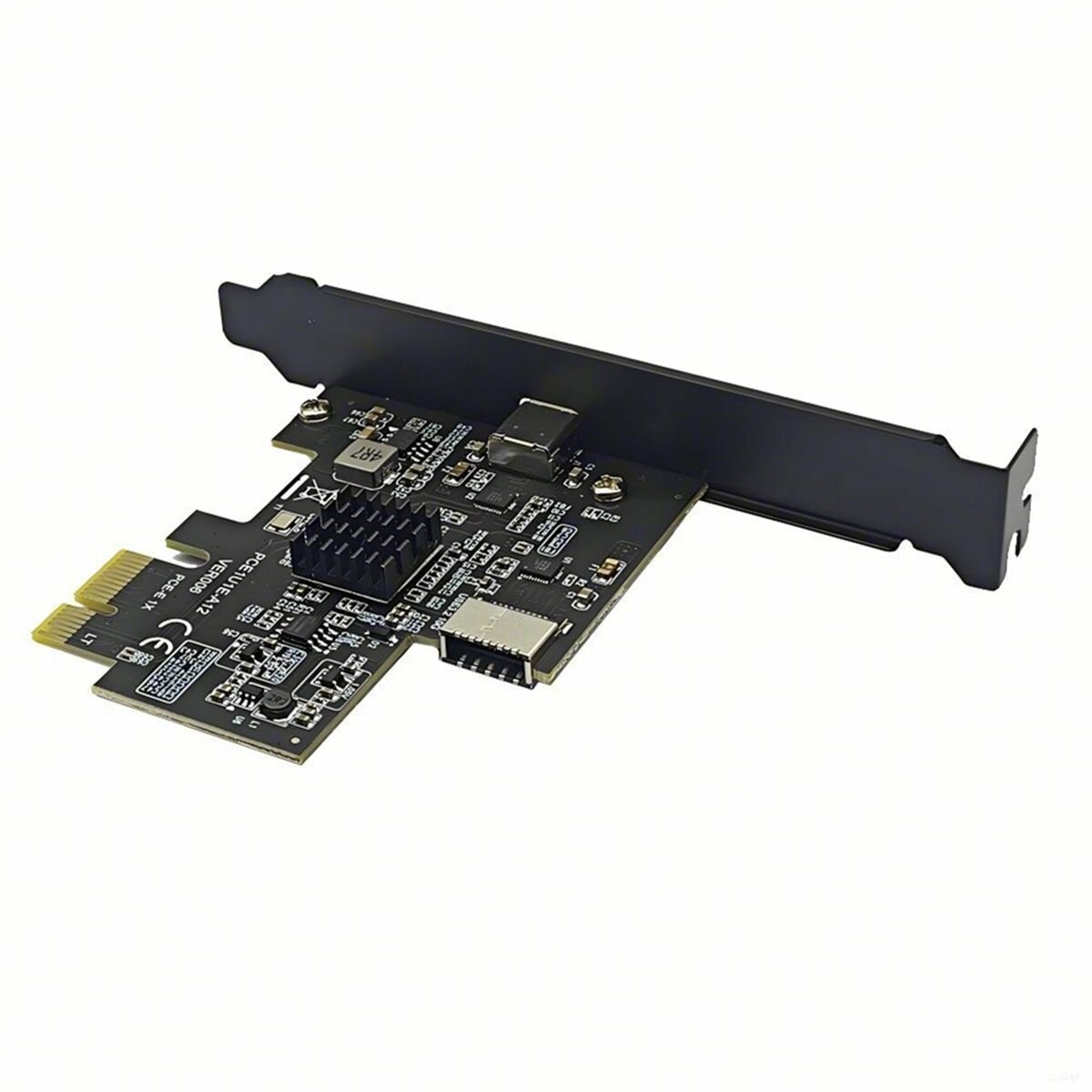 Адаптер PCI-E - USB-C USB3.2 GEN2 10 Гбит/с на чипе ASM3142 для настольного компьютера переходник USB-C PCI-E 10 Гбит/с USB 3.2 Gen2 для настольного ПК