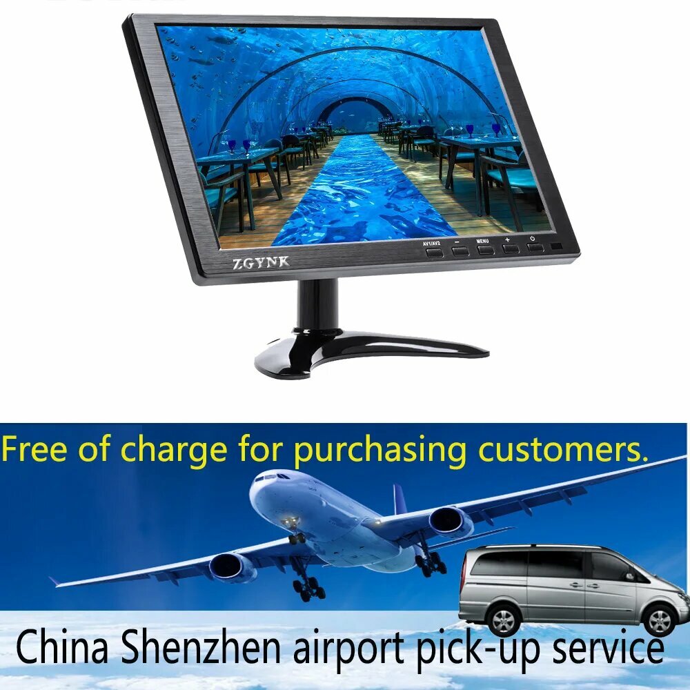10.1-дюймовый игровой ЖК-монитор ZGYNK 10.1IPS1280X800