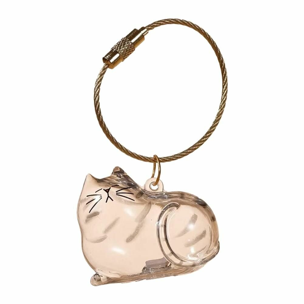 Милый брелок для хранения шерсти домашних животных в форме котенка