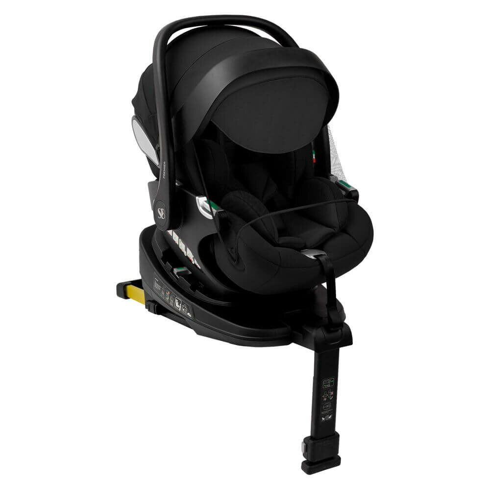 Sweet Baby Premier Plus c базой Isofix, автолюлька до 1 года гр.0 (0-13 кг), цвет Black