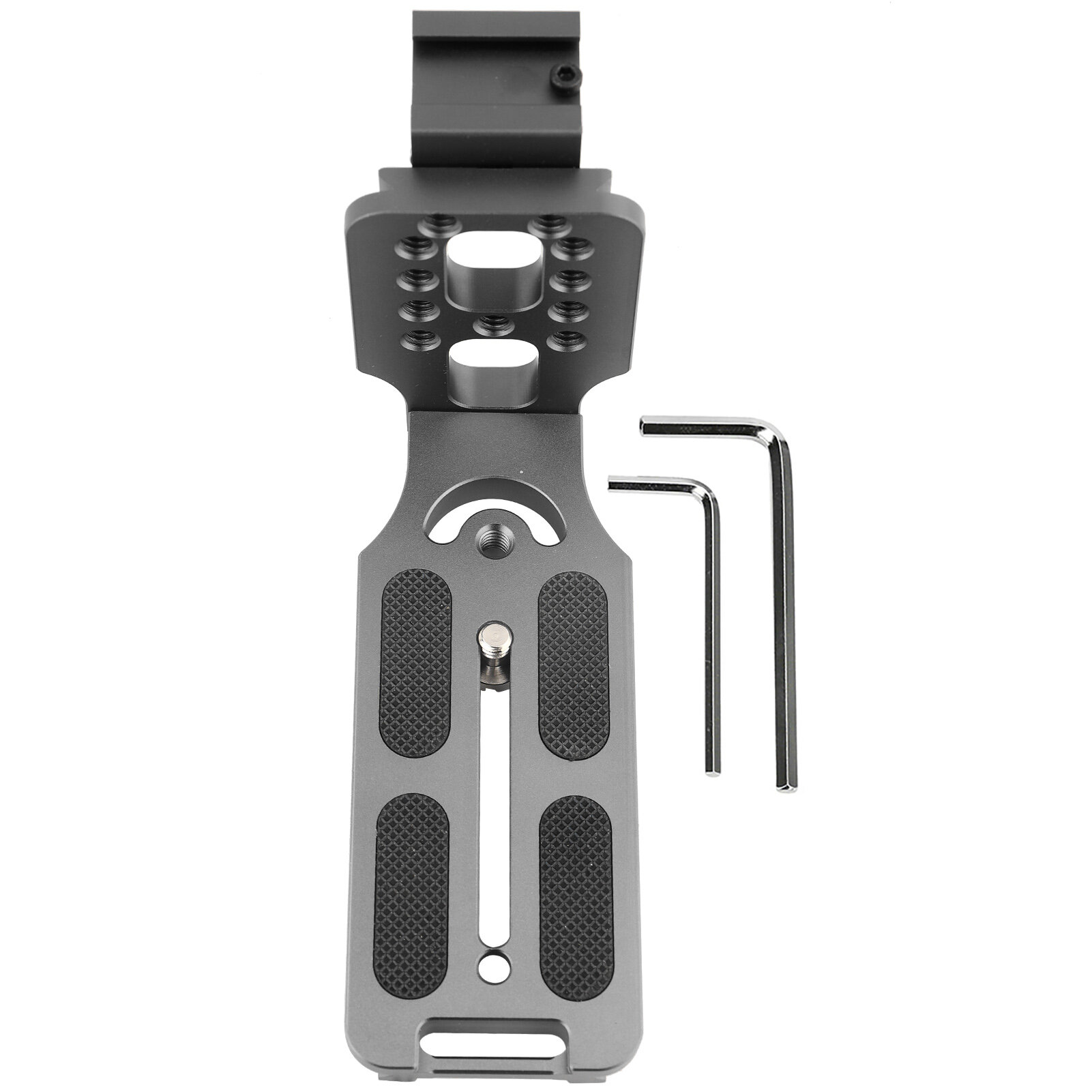 Универсальная металлическая L -форма быстрого выброса с горячим креплением для обуви для гидравлической камеры Ballhead SLR (бетонная серая)