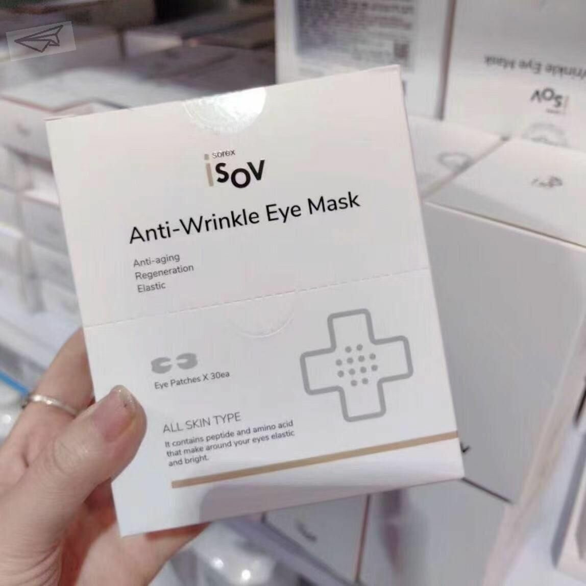 Лифтинг-патчи на верхнее и нижнее веко Isov Anti-Wrinkle Eye Mask 10пар