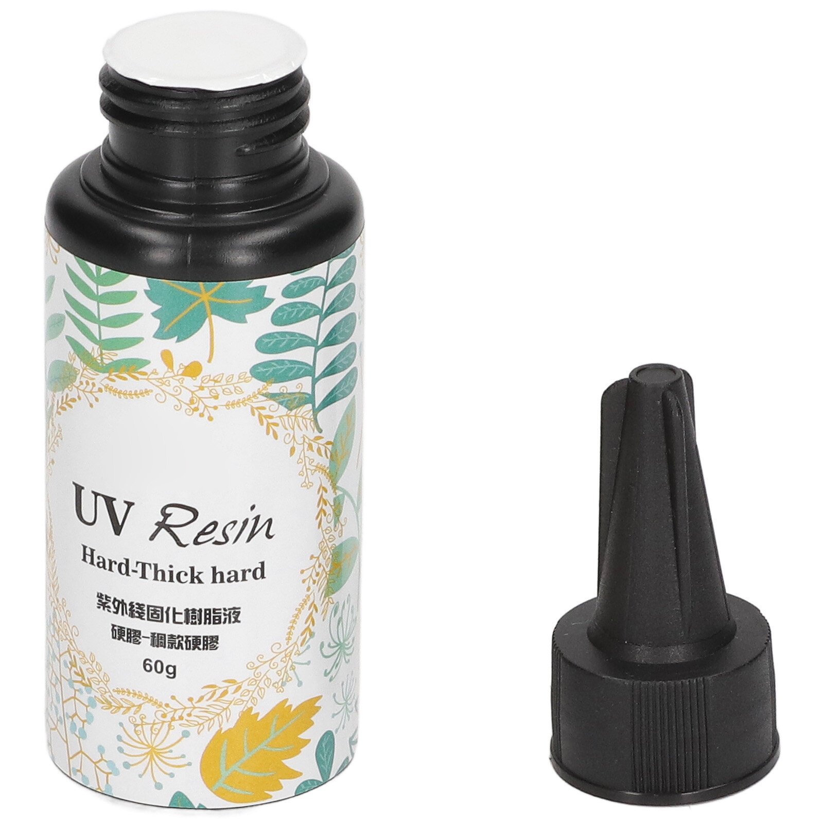 УФ-клей из смолы, прозрачный, твердый, вязкий, УФ-кристаллическая смола, эпоксидная смола, клей ручной работы для изготовления ювелирных изделий, украшения для рукоделия, 60 г