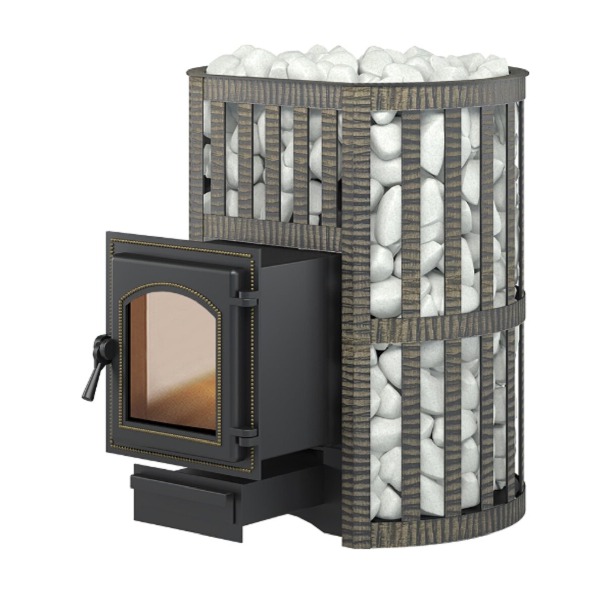 Печь везувий Легенда Ковка 28 (270) диаметр дымохода: 115 мм