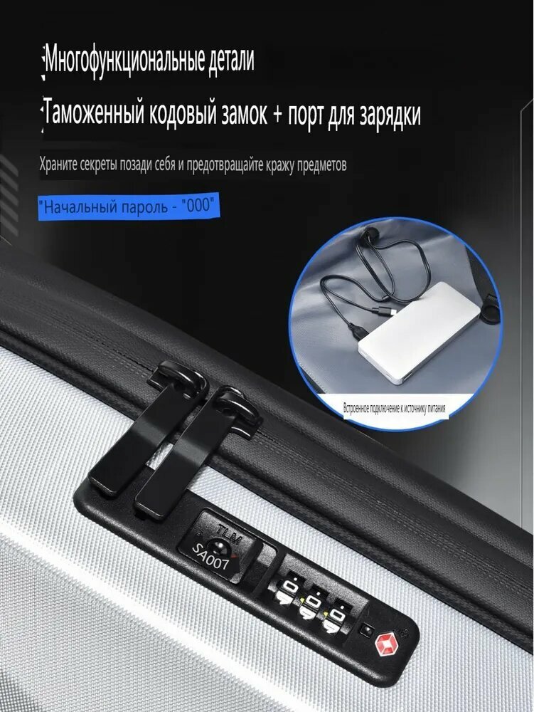Рюкзак, водонепроницаемый, PC hard shell backpack，интерфейс usb，30*8*45cm — фото 1