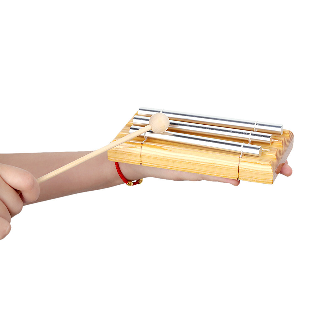 Energy Chime Three Tone с Молотком Детский Музыкальный Игрушка Ударный Инструмент, Размер Продукта 16*8*3cm, Размер Упаковки 19*15*3cm, Вес Упаковки 200g, В комплект входят 1 Energy Chime и 1 Молоток