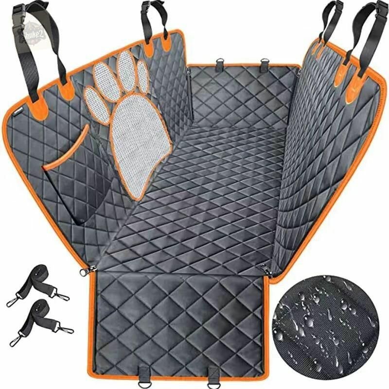 Автогамак-трансформер для перевозки собак с защитой / Накидка на сиденья в авто , Универсальный гамак в машину 4 в 1