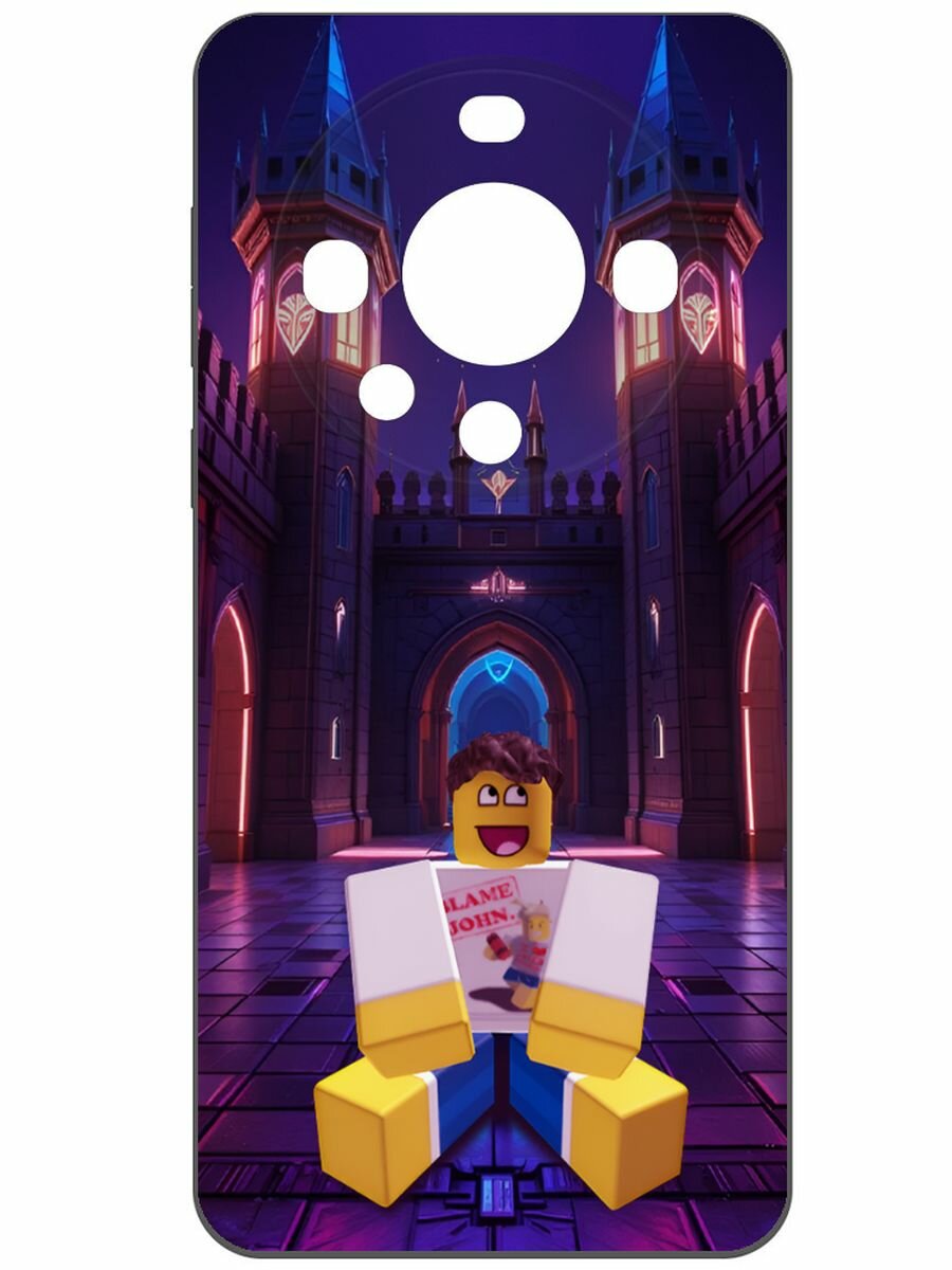 Чехол-накладка Krutoff Soft Case Roblox-Форсакен Шедлетский (Forsaken Shedletsky) для Huawei Mate 60 черный