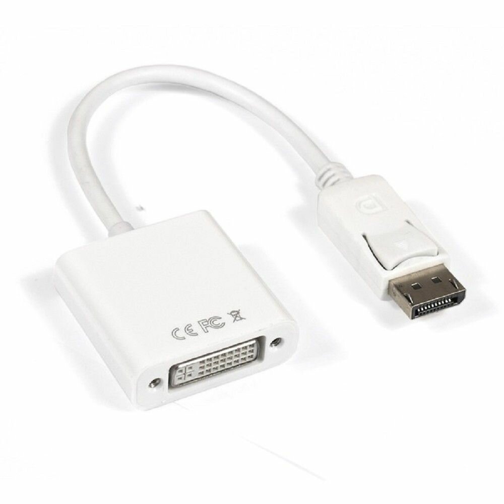 EXEGATE Переходник EX284909RUS Кабель - переходник DisplayPort - DVI EX - DPM - DVIF - 0.15 20M 19F, 0,15м