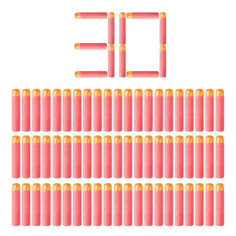 Пули Nerf Mega, 30 шт, серые