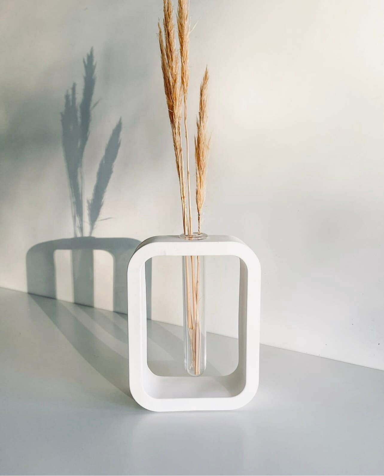 Ваза/декоративная ваза с колбой/ваза для цветов/ваза для сухоцветов/для декора