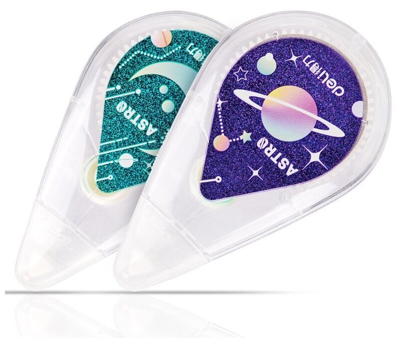 Штрих лента коррект. Deli 71495 30мх5мм ассорти корпус белый блистер