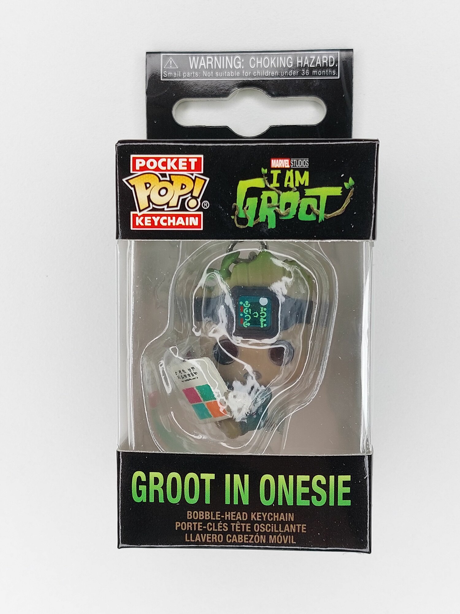 Брелок keychain Грут в комбинезоне брелок Groot in Onesie из мультсериала Я есть Грут