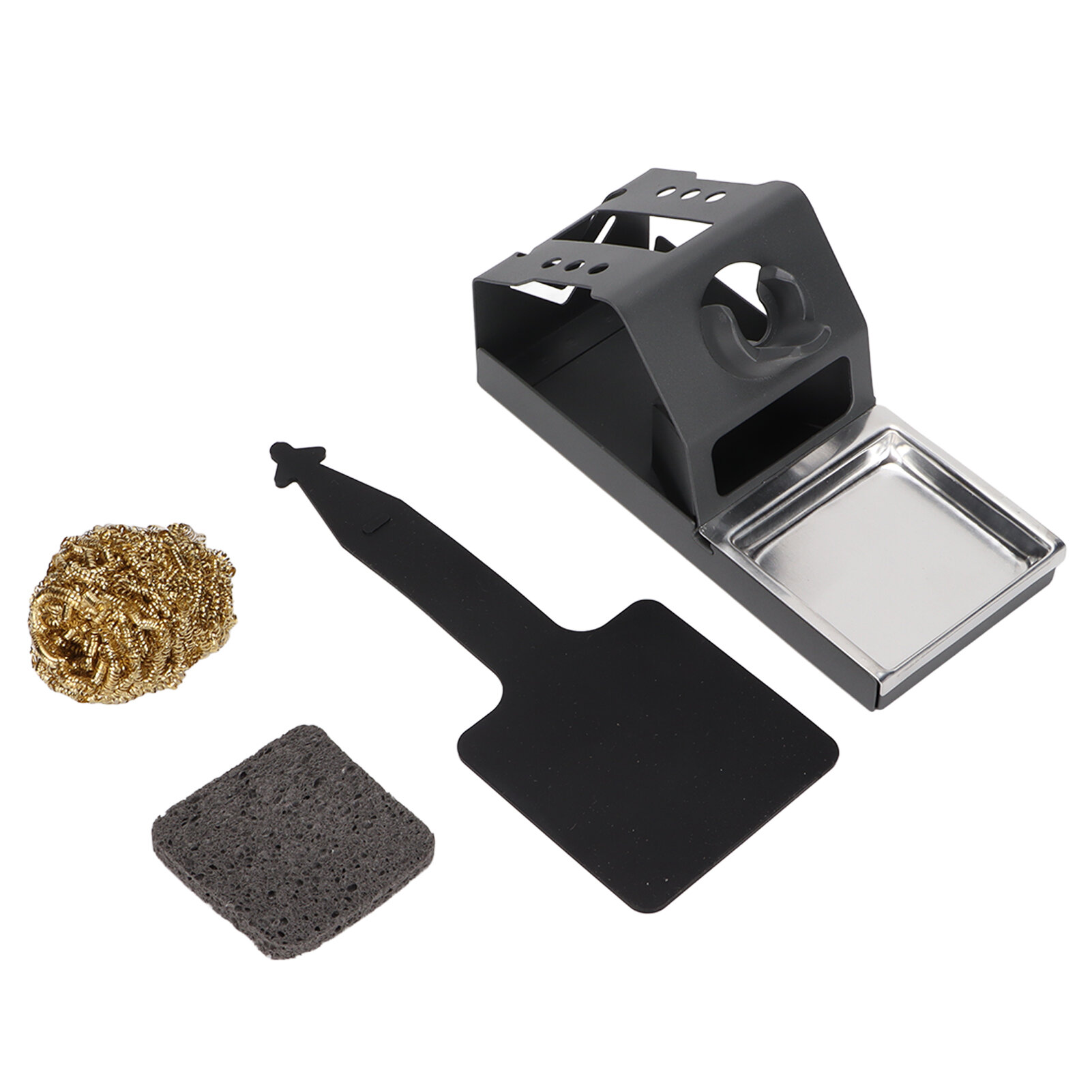 Паяльная железная подставка T12 антистатическая многофункциональная металлическая электрическая паяльная подставка для железа