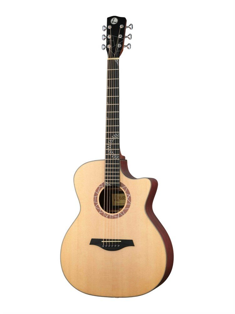 Luxars LR1-40 Акустическая гитара, с вырезом, цвет натуральный