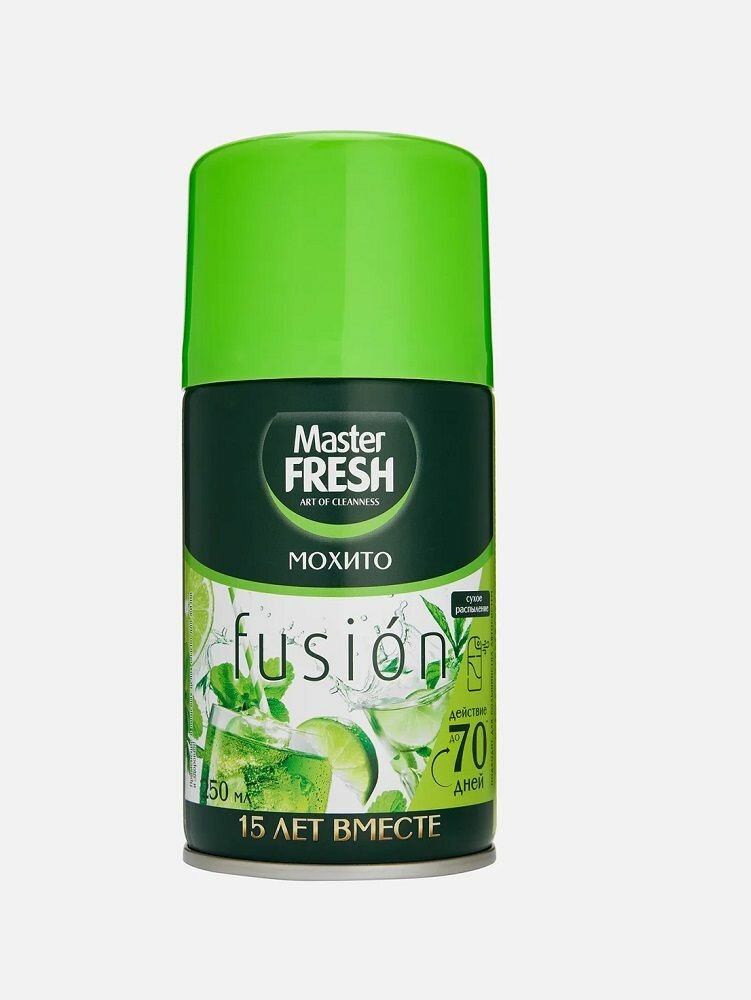 Освежитель воздуха Master Fresh Fusion Мохито, сменный баллон 250 мл