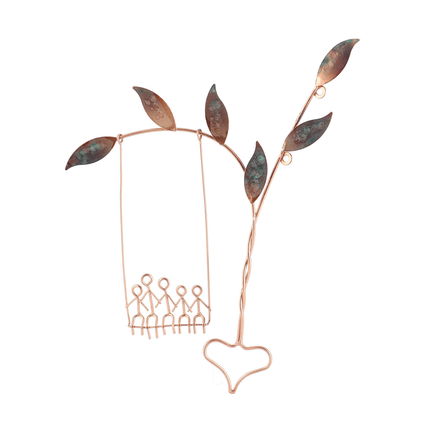 Декоративное настенное украшение из кованого железа в деревенском стиле, винтажные качели для украшения дома.