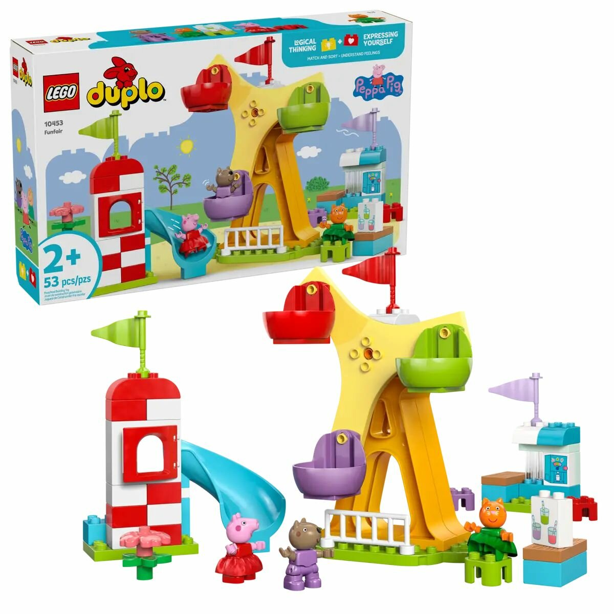 Конструктор LEGO DUPLO 10453 Peppa Pig Ярмарка развлечений