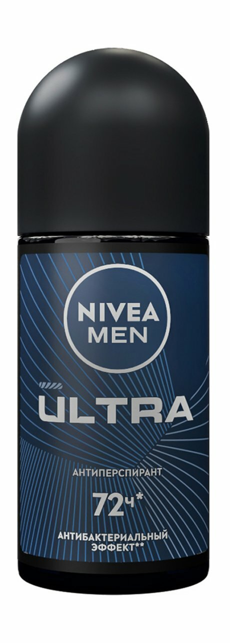 Nivea Men Ultra Антиперспирант Антибактериальный эффект 72ч Шариковый дезодорант-антиперсирант 50мл