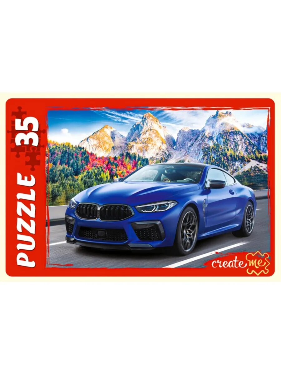 Макси-пазлы 35 элементов. Машина (Арт. ПУ35-2444)