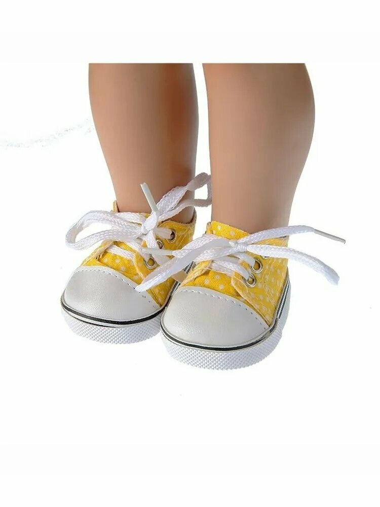1 пара 18-дюймовых Baby Docl Doll 7 см. Обувь Canvas, кукол, кукольные аксессуары