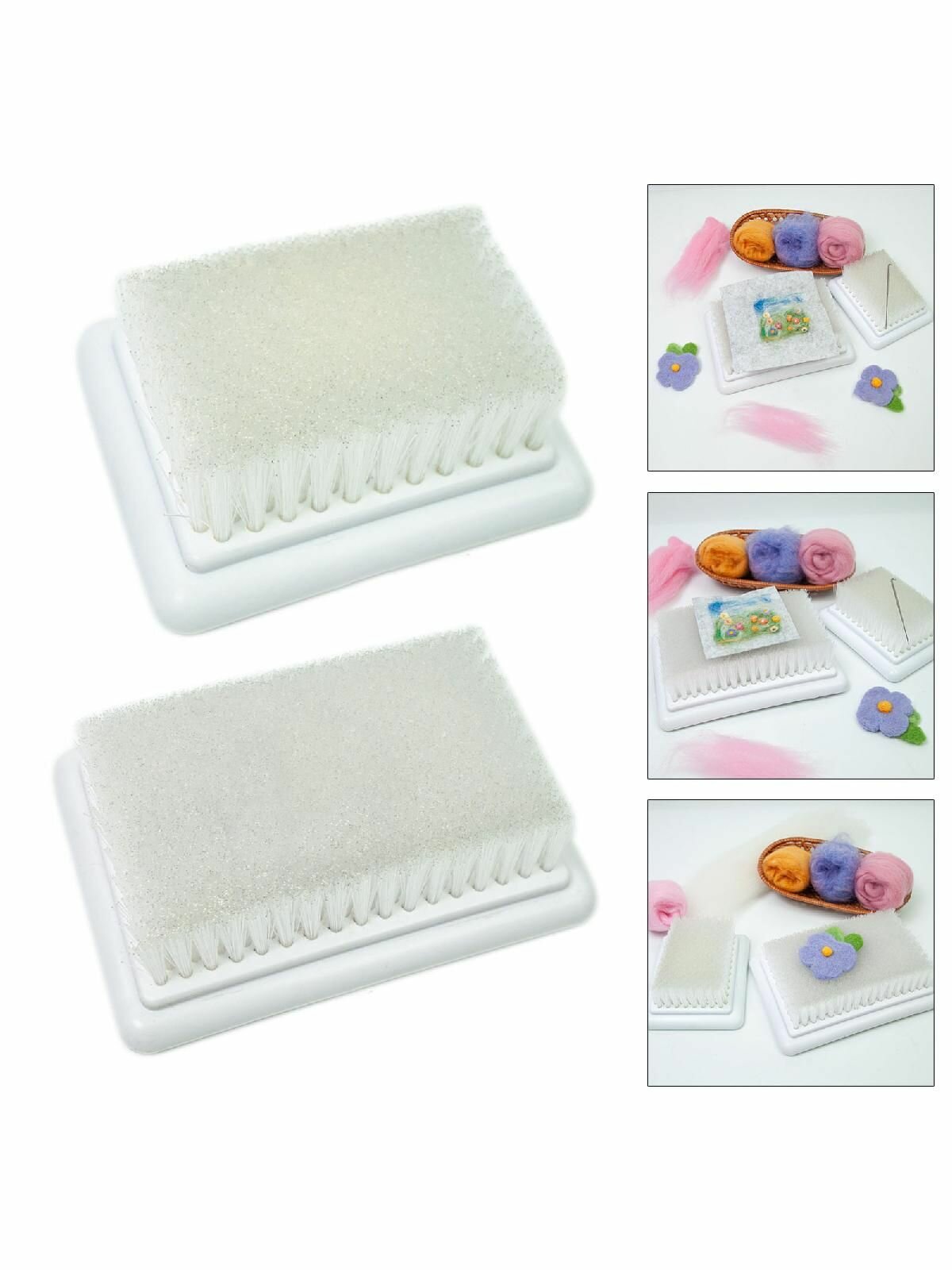 Инструмент для валяния, коврик для игольчатого фелтинга большой и маленький размер, пластиковая щетка для шерсти, аксессуар для рукоделия и творчества