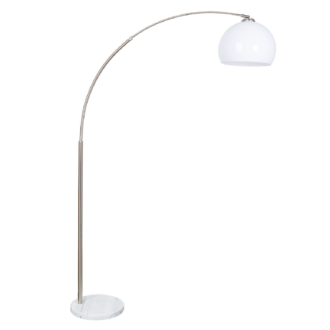 Торшер Arte Lamp PAOLO A5822PN-1SS, E27, 60 Вт, IP20, Серебристый