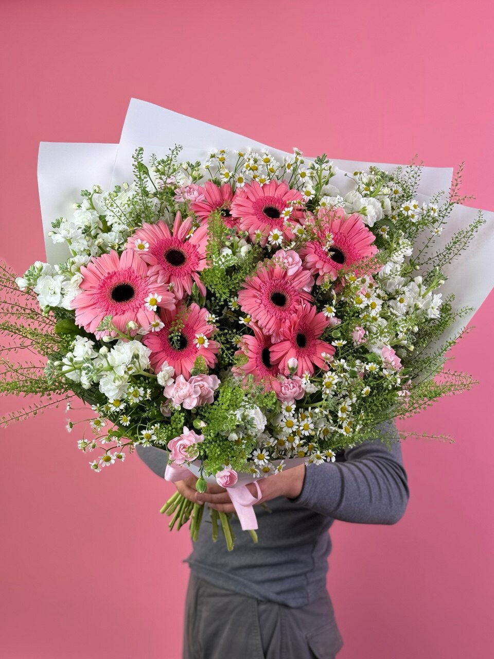 Большой авторский букет "Летняя симфония" с экспресс доставкой