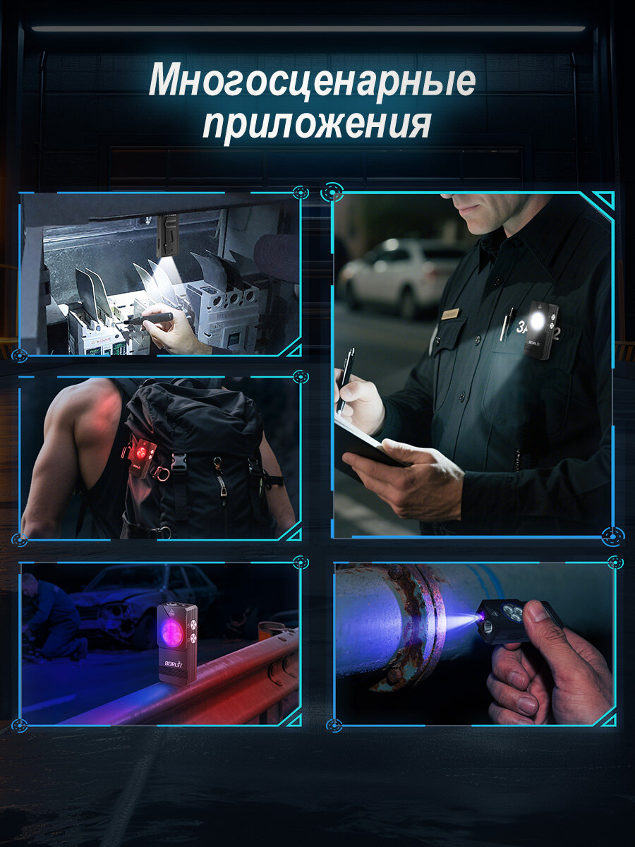 Фонарик BORUiT EV30 EDC — фото 1